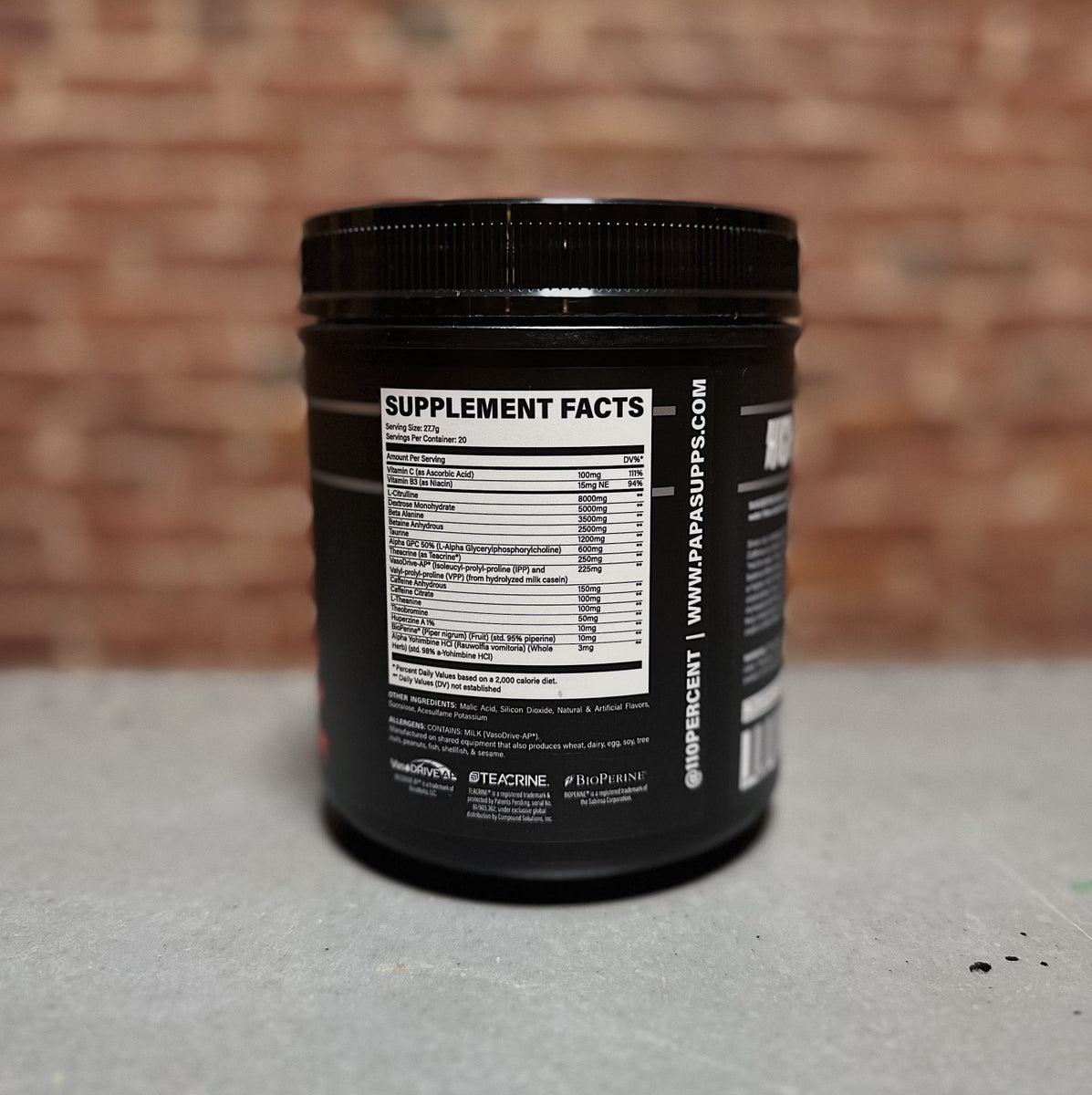 High Voltage High Stim Pre Workout – 110 Percent